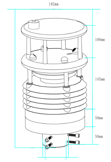 Sysolution 8 in1 Environmental Monitoring R68 for Outdoor Real-time monitor