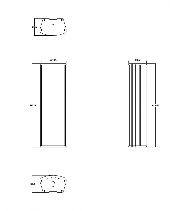 Sysolution IP Sound Column RG30-H with 4.5 Hi-Fi Unit Speaker Dual-band ...